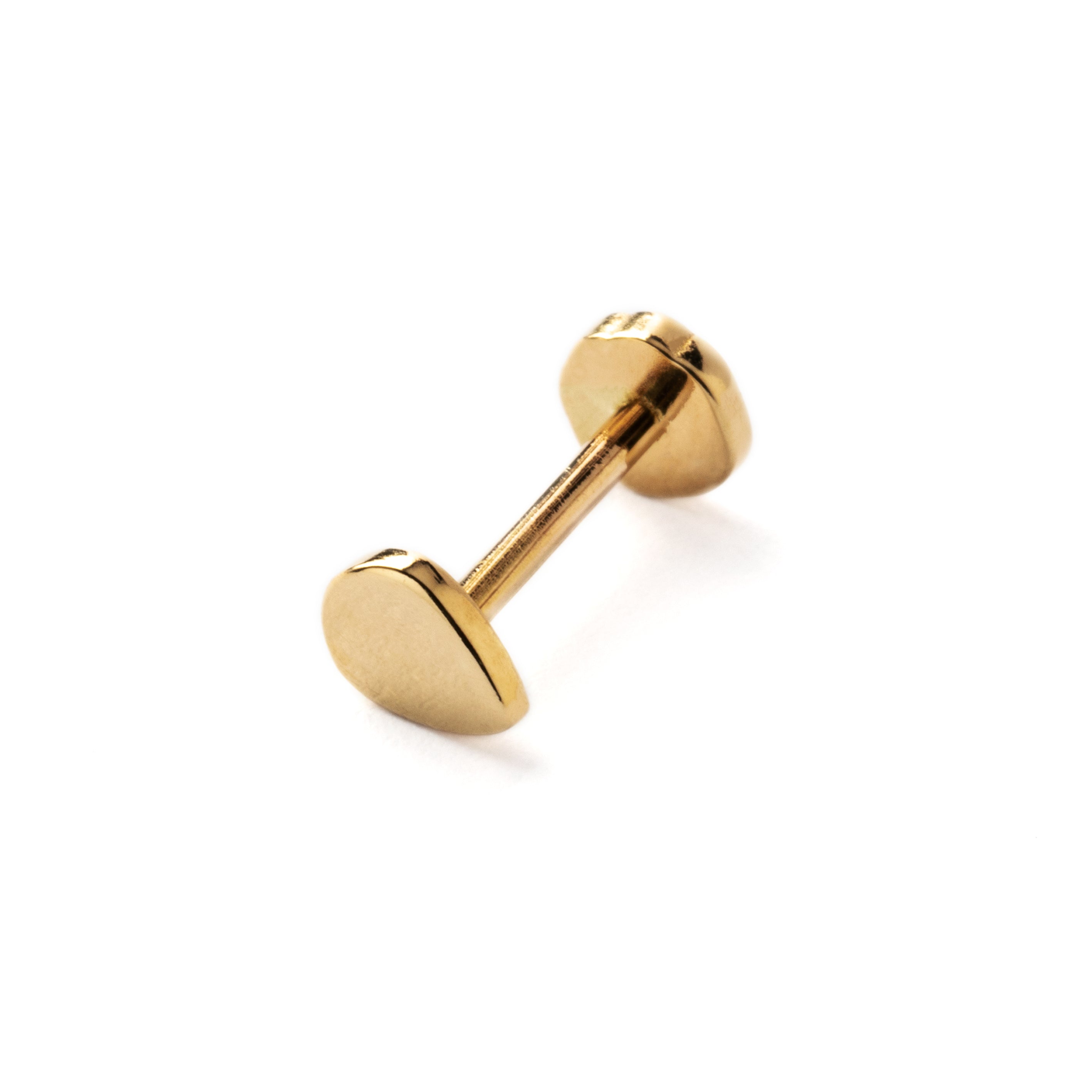 14k Gold Teardrop Labret | Body Piercing Jewellery - Tribu